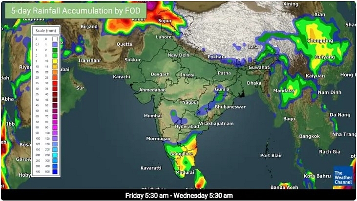 India daily weather forecast latest February 21 Scattered to fairly ...