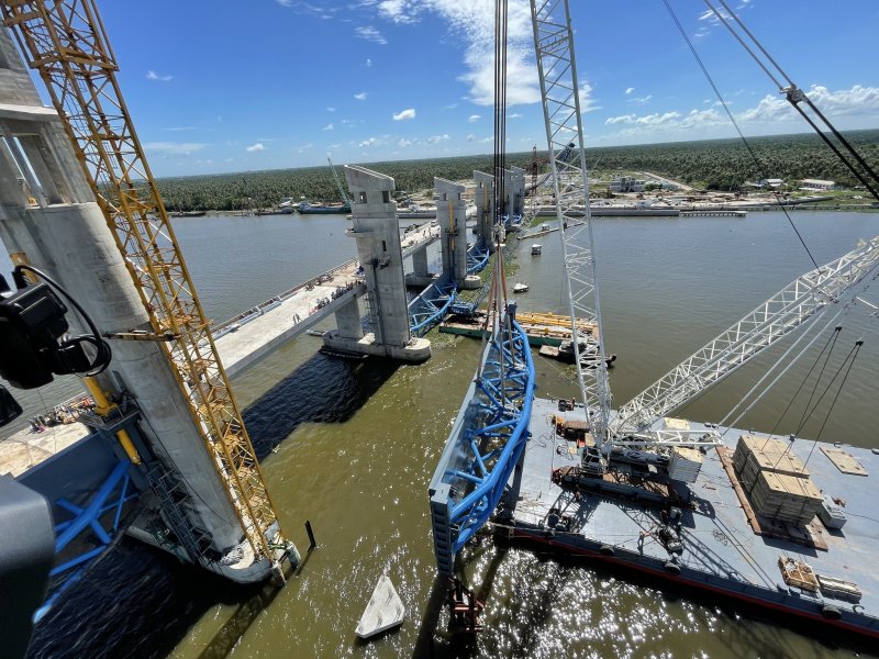 Close-up of Vietnam's "super" largest irrigation culvert, with 11 "huge ...