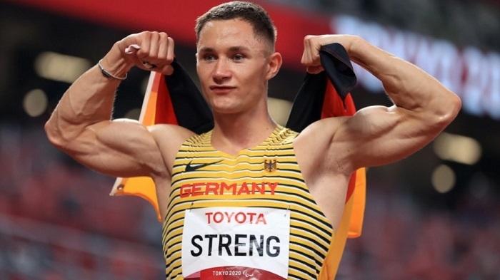 Germany's Felix Streng is the new Paralympic champion of T64 100m ...