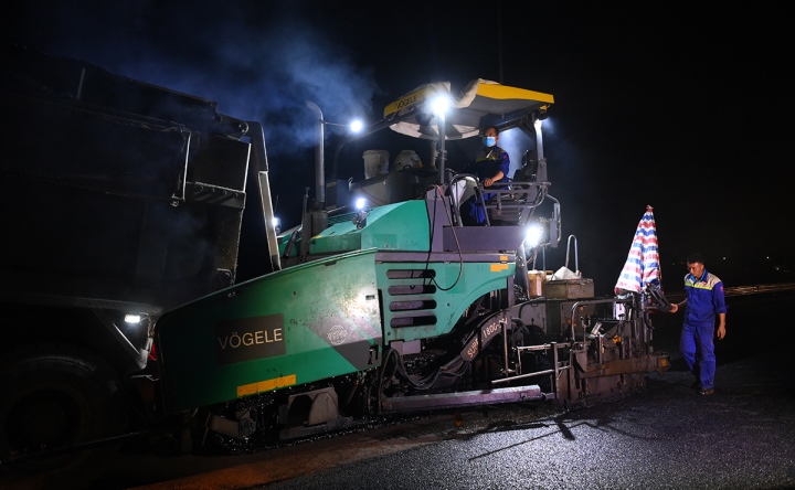 Photo: Panoramic view of Van Don – Mong Cai highway before the day of ...