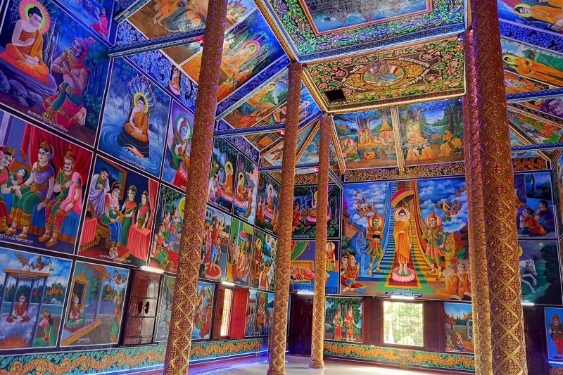 More than 130 years old Khmer pagoda is colorful in the West » Vietnam ...