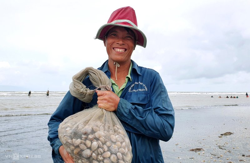 Rushing to the sea to pick up shells » Vietnam News - Latest Updates ...