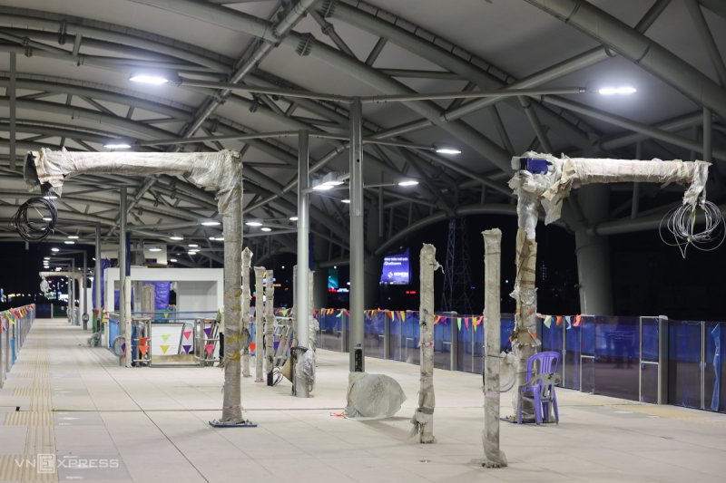 The appearance of the largest elevated station in Metro No. 1 » Vietnam ...