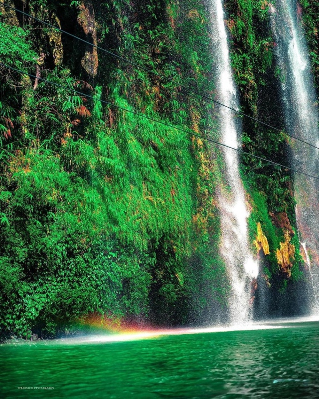 The ‘fairy scene’ at the foot of Mua Roi (Rainfall) waterfall ...