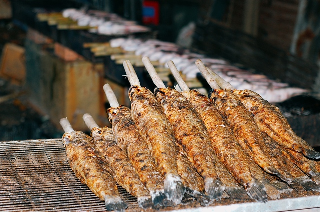 The largest grilled snakehead fish oven in Ho Chi Minh City “red on ...