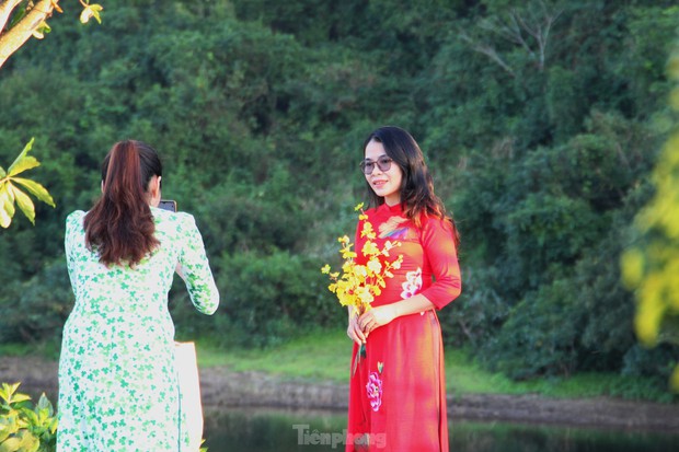 Young people in Da Nang are busy checking in to the spring flower ...