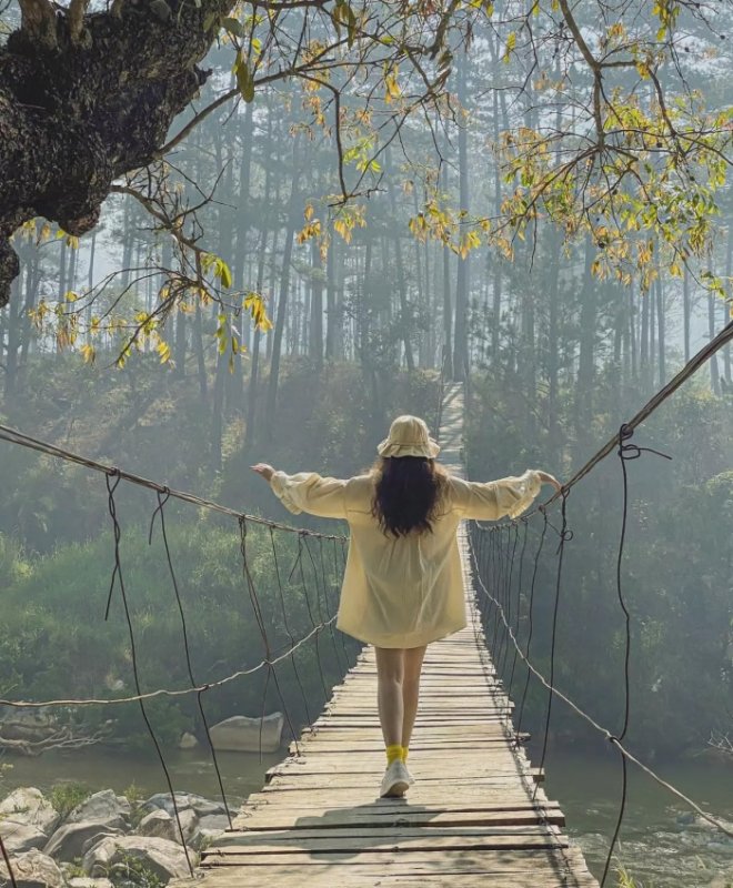 Check out the hottest virtual living bridges in Da Lat, have you ...